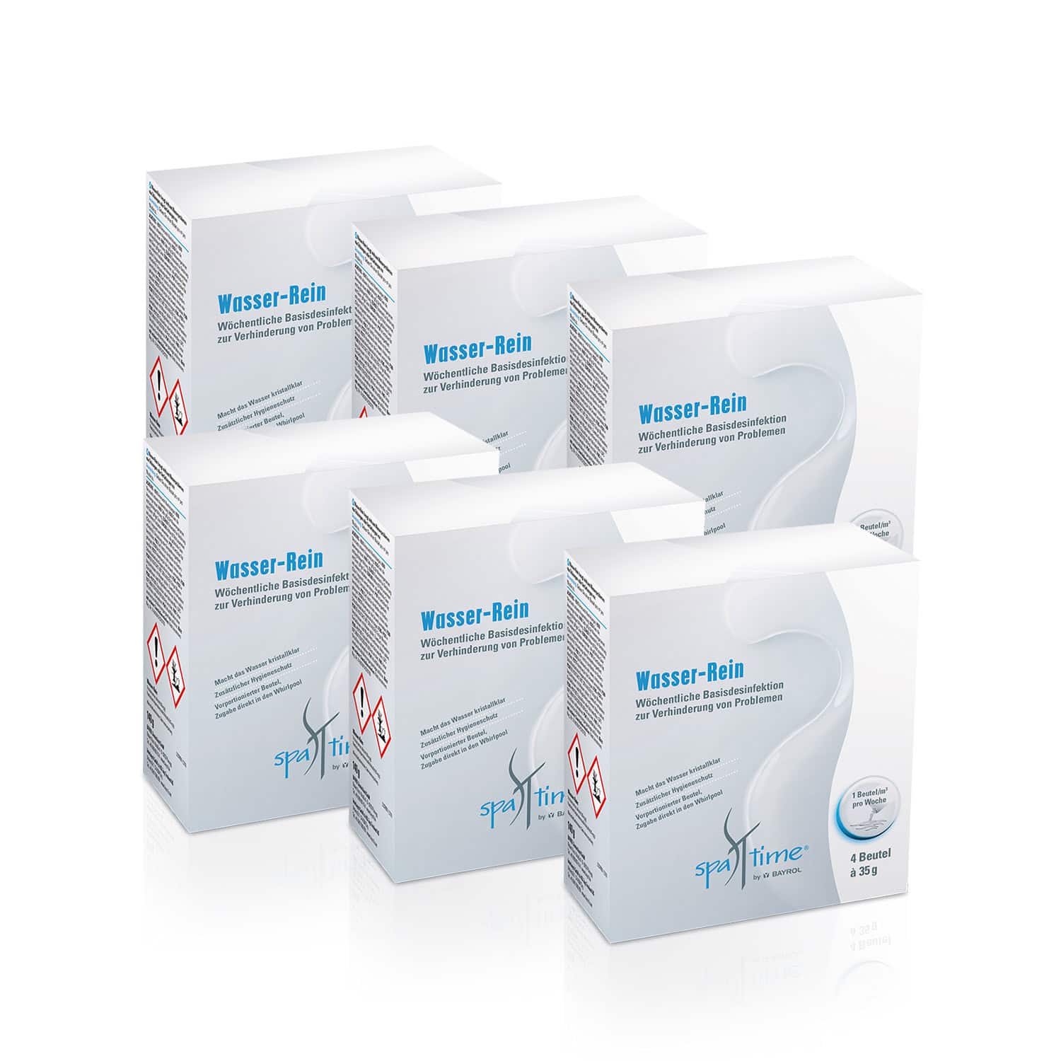 Bayrol SpaTime Wasser-Rein Sparpack 6 Stück | jetzt bei North SPA kaufen